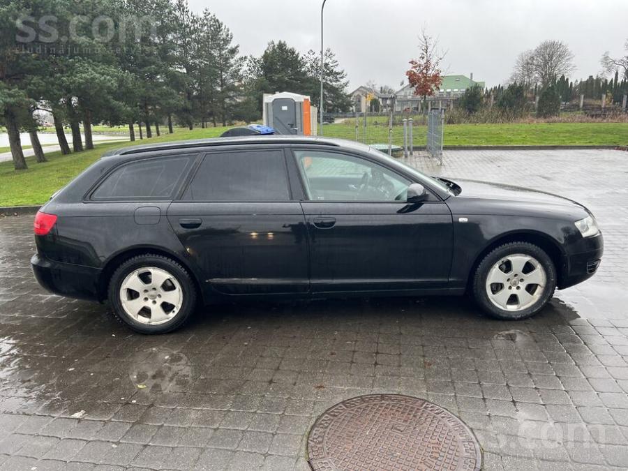 Black Audi A6 2007 in Telschi, with an engine capacity of 2.00 L and mileage of 297 thousand km for 3250 €, photo 6 on AUTOMOTO.COM.LV