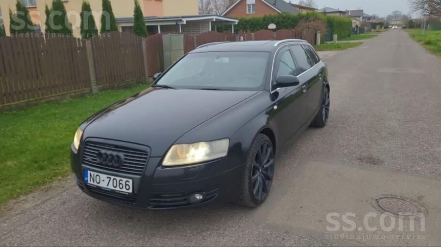 Melns Audi A6 2007 Rīga, ar dzinēja tilpumu 3.00 L un nobraukumu 321 tūkst. km par 4500 €, foto 1 vietnē AUTOMOTO.COM.LV