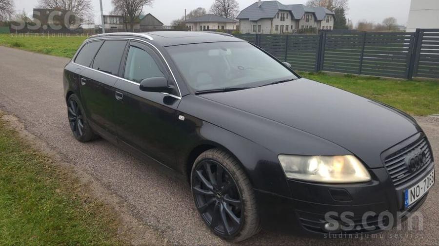 Melns Audi A6 2007 Rīga, ar dzinēja tilpumu 3.00 L un nobraukumu 321 tūkst. km par 4500 €, foto 2 vietnē AUTOMOTO.COM.LV