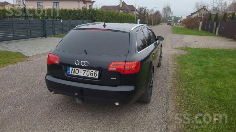 Melns Audi A6 2007 Rīga, ar dzinēja tilpumu 3.00 L un nobraukumu 321 tūkst. km par 4500 €, foto 4 vietnē AUTOMOTO.COM.LV
