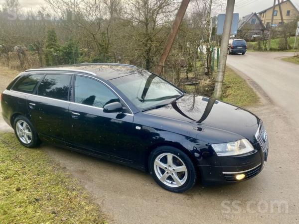 Black Audi A6 2007 in Rezekne, with an engine capacity of 2.00 L and mileage of 272 thousand km for 4350 €, photo 4 on AUTOMOTO.COM.LV