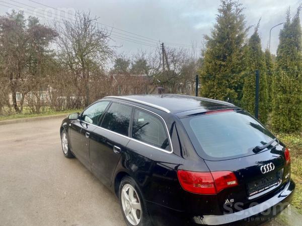 Black Audi A6 2007 in Rezekne, with an engine capacity of 2.00 L and mileage of 272 thousand km for 4350 €, photo 8 on AUTOMOTO.COM.LV