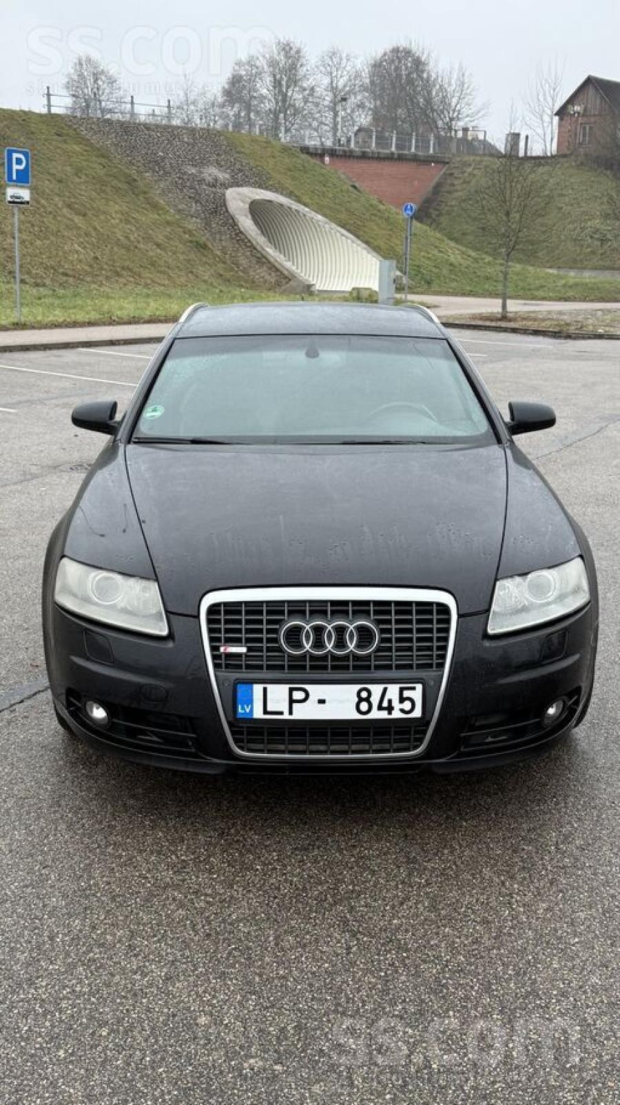 Black Audi A6 2007 in Daugavpils, with an engine capacity of 2.70 L and mileage of 342 thousand km for 3500 €, photo 1 on AUTOMOTO.COM.LV