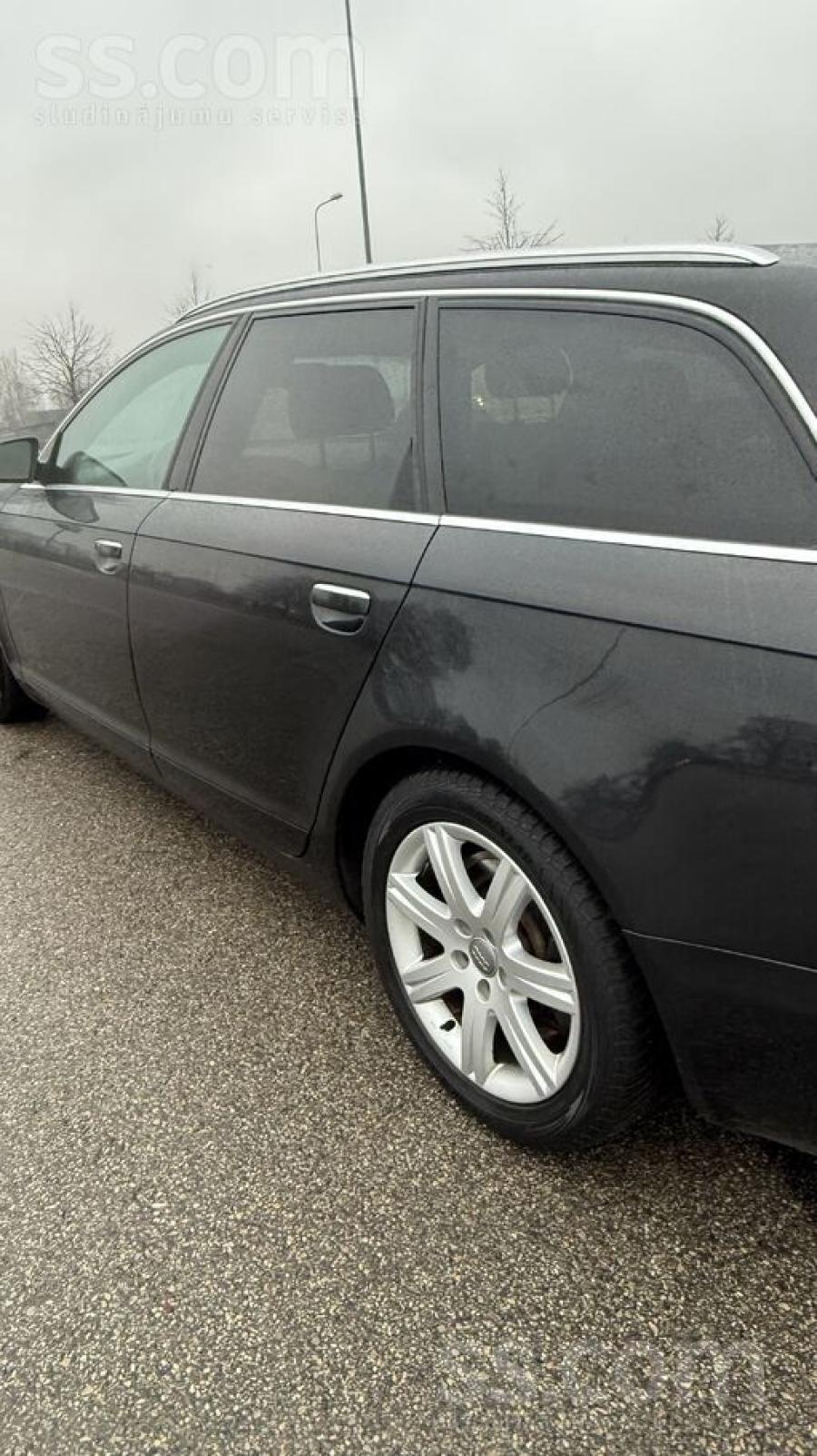 Black Audi A6 2007 in Daugavpils, with an engine capacity of 2.70 L and mileage of 342 thousand km for 3500 €, photo 10 on AUTOMOTO.COM.LV