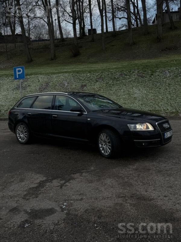 Black Audi A6 2007 in Talsi, with an engine capacity of 2.00 L and mileage of 365 thousand km for 3100 €, photo 1 on AUTOMOTO.COM.LV