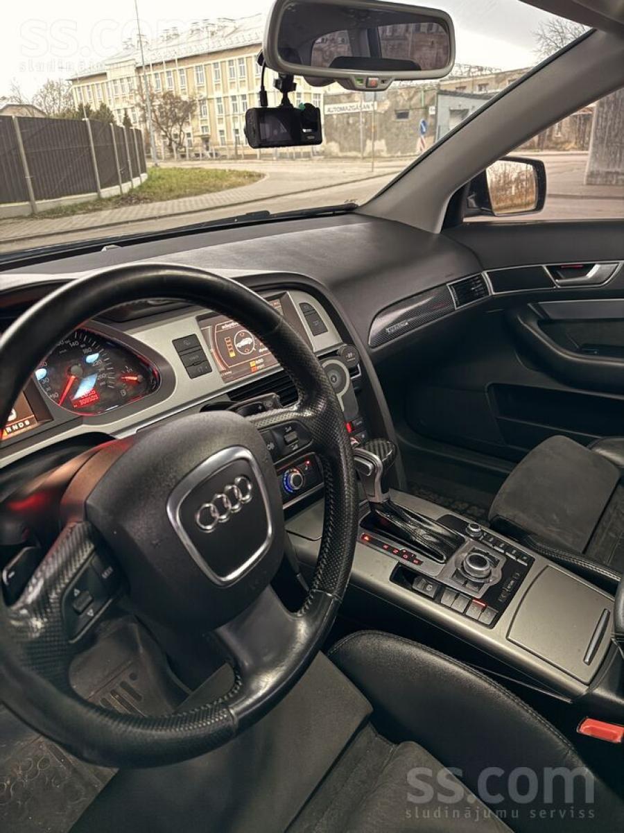 Melns Audi A6 2007 Daugavpils, ar dzinēja tilpumu 3.00 L un nobraukumu 308 tūkst. km par 5200 €, foto 10 vietnē AUTOMOTO.COM.LV