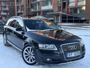 Melns Audi A6 2007 Rīga, ar dzinēja tilpumu 3.00 L un nobraukumu 345 tūkst. km par 3990 €, foto  vietnē AUTOMOTO.COM.LV