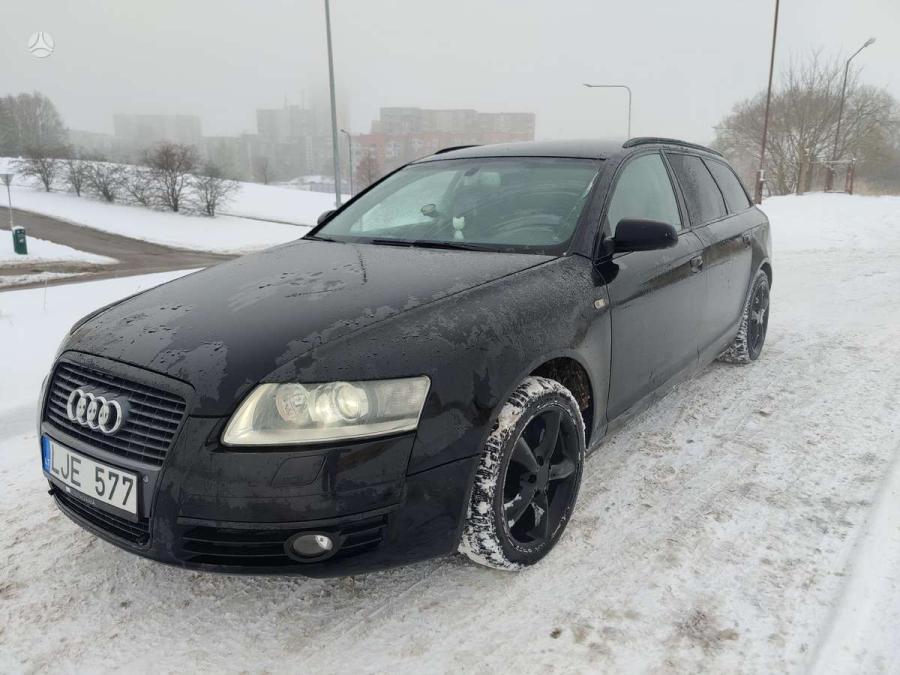 Black Audi A6 2007 in Vievis, with an engine capacity of 2.70 L and mileage of 293 thousand km for 2950 €, photo 3 on AUTOMOTO.COM.LV