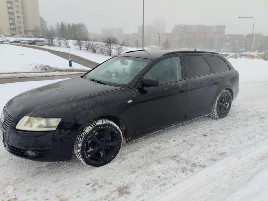 Black Audi A6 2007 in Vievis, with an engine capacity of 2.70 L and mileage of 293 thousand km for 2950 €, photo 5 on AUTOMOTO.COM.LV