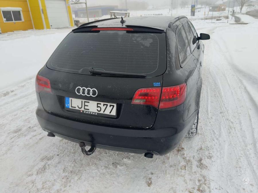 Black Audi A6 2007 in Vievis, with an engine capacity of 2.70 L and mileage of 293 thousand km for 2950 €, photo 7 on AUTOMOTO.COM.LV