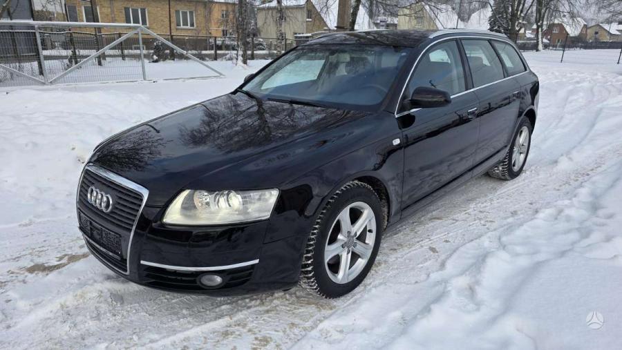 Black Audi A6 2007 in Siauliai, with an engine capacity of 1.97 L and mileage of 286 thousand km for 5250 €, photo 1 on AUTOMOTO.COM.LV