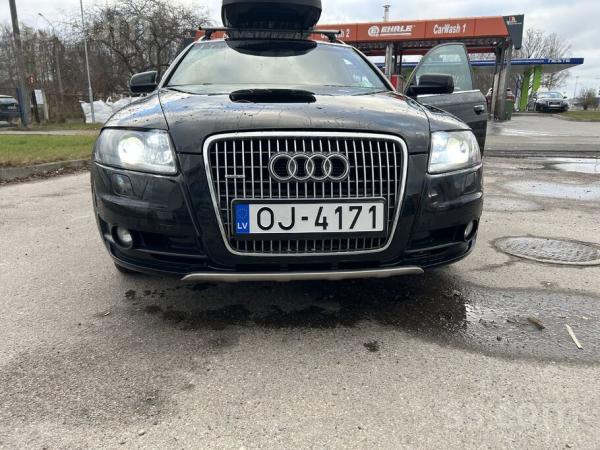 Black Audi A6 2007 in Jelgava, with an engine capacity of 3.00 L and mileage of 337 thousand km for 5300 €, photo 1 on AUTOMOTO.COM.LV