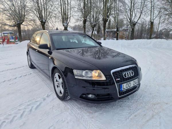 Black Audi A6 2007 in Ukmerge, with an engine capacity of 2.70 L and mileage of 405 thousand km for 3150 €, photo 1 on AUTOMOTO.COM.LV