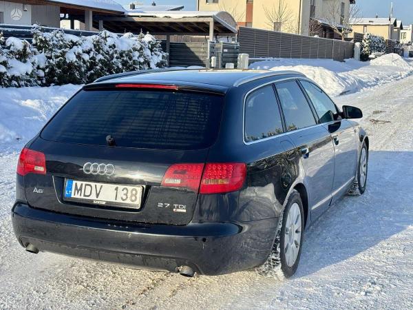 Melns Audi A6 2007 Viļņa, ar dzinēja tilpumu 2.70 L un nobraukumu 320 tūkst. km par 2500 €, foto 3 vietnē AUTOMOTO.COM.LV