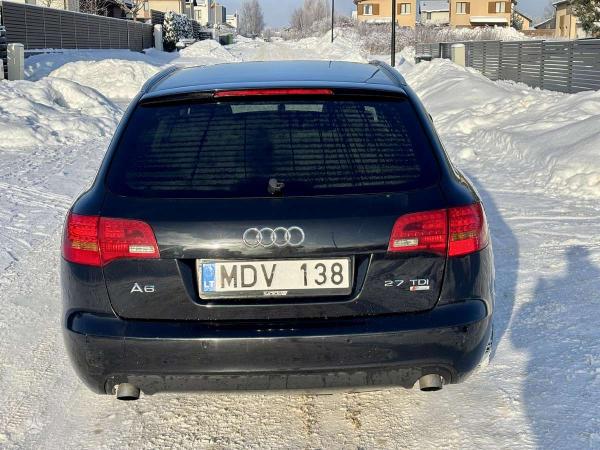 Melns Audi A6 2007 Viļņa, ar dzinēja tilpumu 2.70 L un nobraukumu 320 tūkst. km par 2500 €, foto 4 vietnē AUTOMOTO.COM.LV