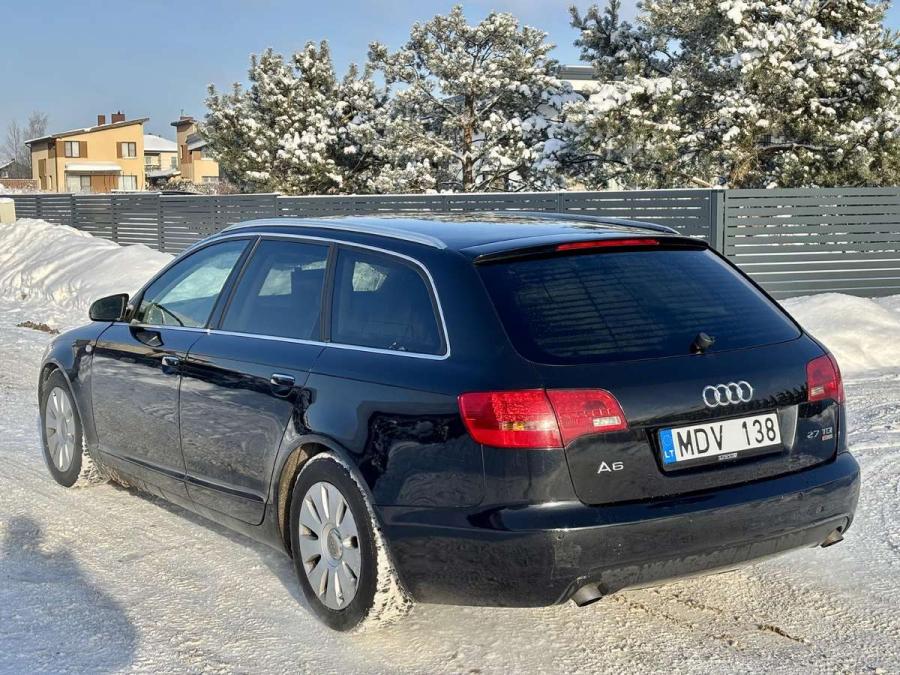 Melns Audi A6 2007 Viļņa, ar dzinēja tilpumu 2.70 L un nobraukumu 320 tūkst. km par 2500 €, foto 5 vietnē AUTOMOTO.COM.LV