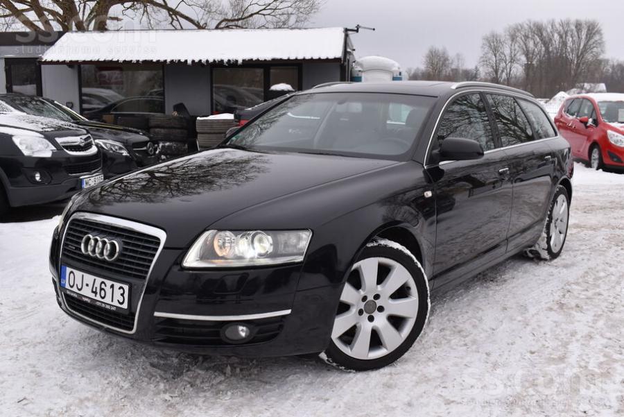 Black Audi A6 2007 in Kuldiga, with an engine capacity of 3.00 L and mileage of 0 thousand km for 5990 €, photo 1 on AUTOMOTO.COM.LV