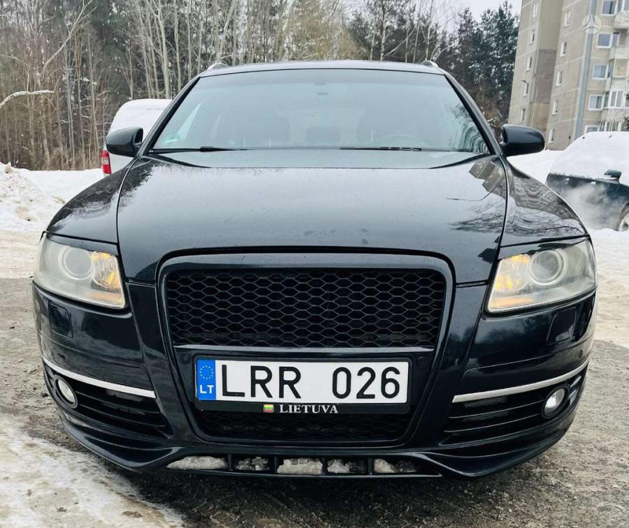Black Audi A6 2007 in Vilnius, with an engine capacity of 2.97 L and mileage of 278 thousand km for 4750 €, photo 3 on AUTOMOTO.COM.LV