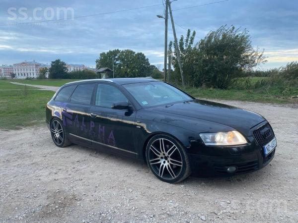 Black Audi A6 2007 in Jelgava, with an engine capacity of 3.00 L and mileage of 322 thousand km for 1850 €, photo 1 on AUTOMOTO.COM.LV