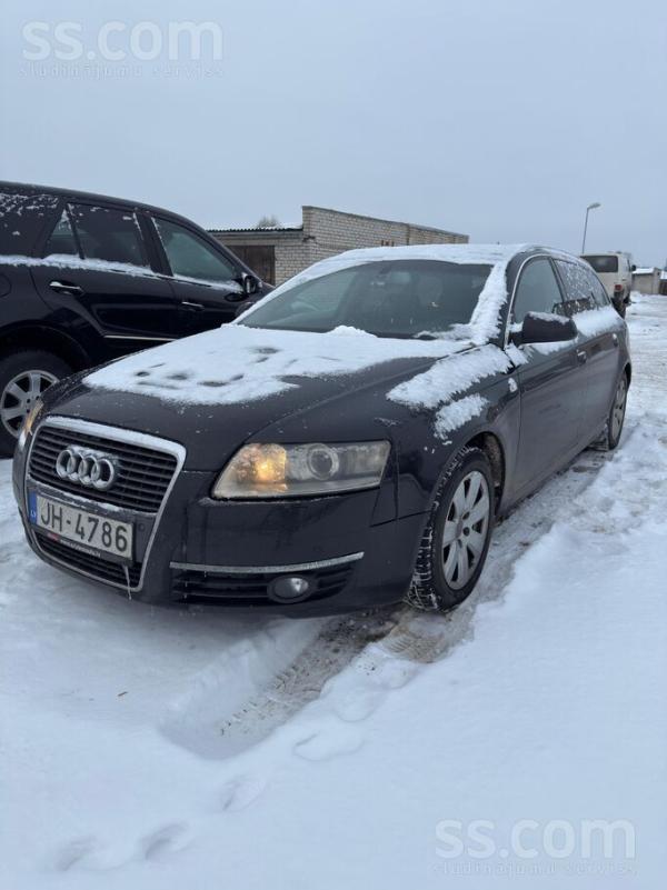 Black Audi A6 2007 in Jelgava, with an engine capacity of 2.70 L and mileage of 0 thousand km for 2150 €, photo 1 on AUTOMOTO.COM.LV