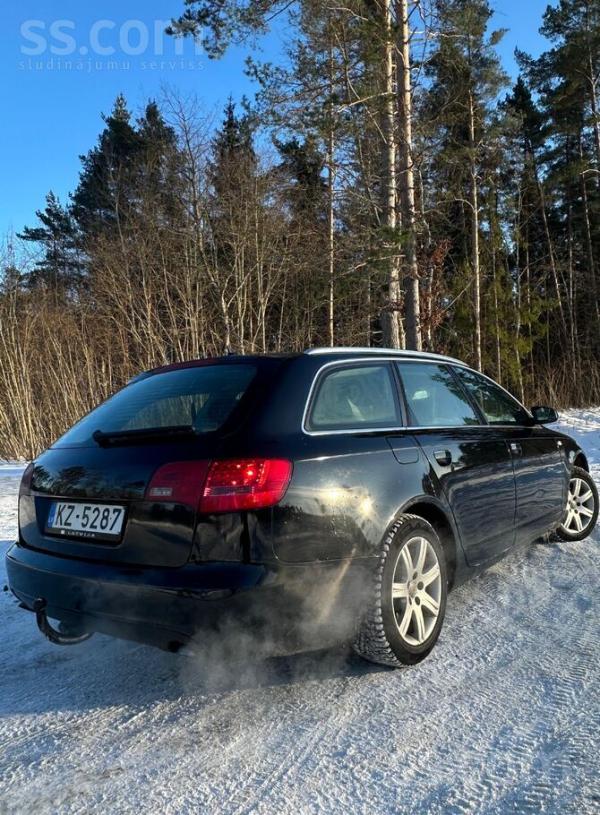 Black Audi A6 2007 in Kuldiga, with an engine capacity of 2.70 L and mileage of 475 thousand km for 2750 €, photo 3 on AUTOMOTO.COM.LV