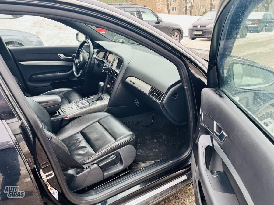 Black Audi A6 2007 in Vilnius, with an engine capacity of 3.00 L and mileage of 278 thousand km for 4250 €, photo 9 on AUTOMOTO.COM.LV