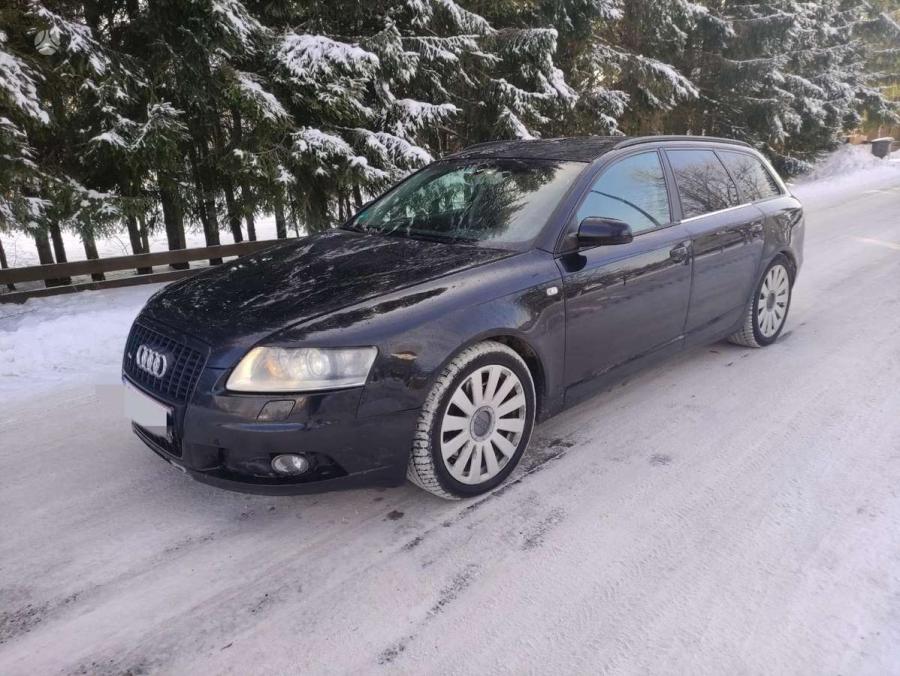 Melns Audi A6 2007 Molėtai, ar dzinēja tilpumu 2.70 L un nobraukumu 324 tūkst. km par 2650 €, foto 1 vietnē AUTOMOTO.COM.LV