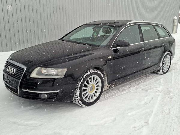 Black Audi A6 2007 in Ukmerge, with an engine capacity of 2.40 L and mileage of 246 thousand km for 2950 €, photo 1 on AUTOMOTO.COM.LV