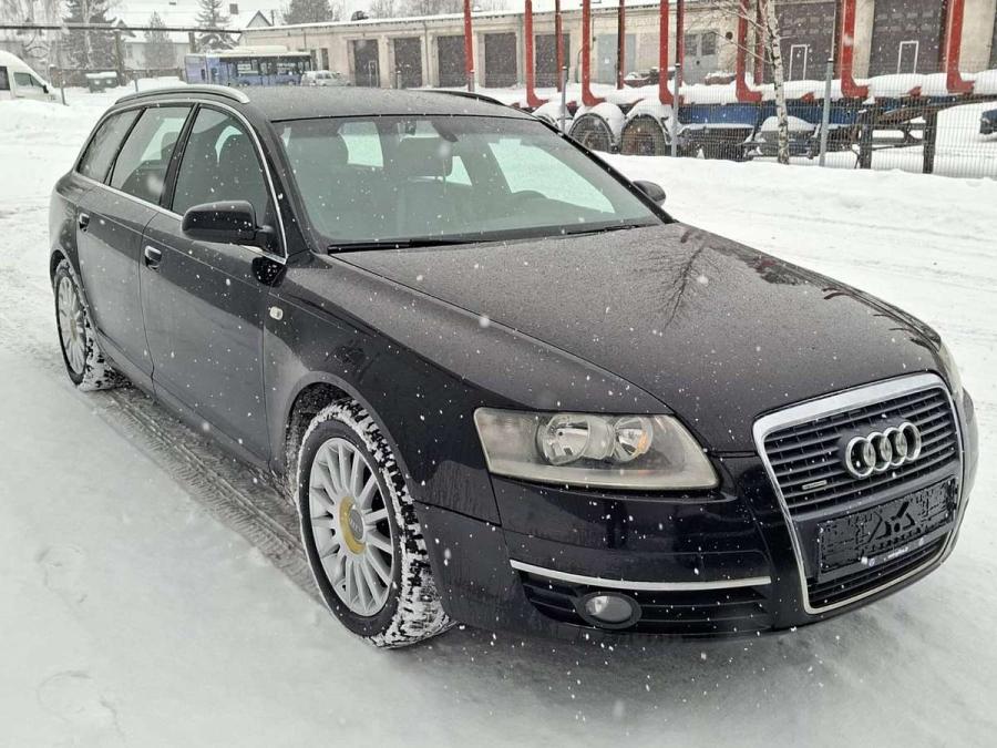 Black Audi A6 2007 in Ukmerge, with an engine capacity of 2.40 L and mileage of 246 thousand km for 2950 €, photo 2 on AUTOMOTO.COM.LV