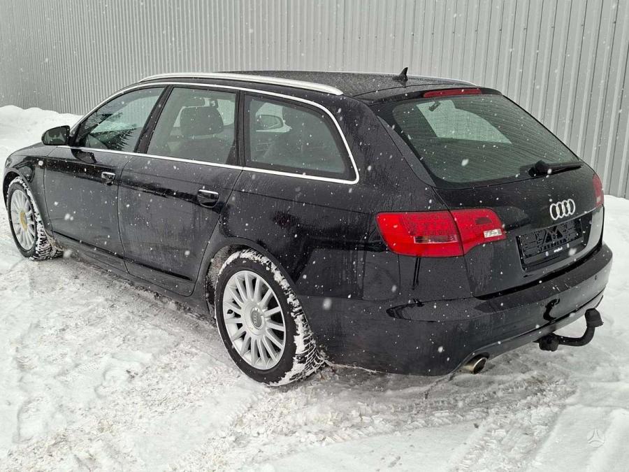 Black Audi A6 2007 in Ukmerge, with an engine capacity of 2.40 L and mileage of 246 thousand km for 2950 €, photo 4 on AUTOMOTO.COM.LV