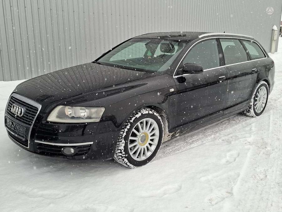 Black Audi A6 2007 in Ukmerge, with an engine capacity of 2.40 L and mileage of 246 thousand km for 2750 €, photo 1 on AUTOMOTO.COM.LV