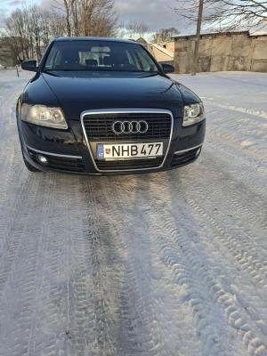 Black Audi A6 2007 in Sirvintos, with an engine capacity of 1.97 L and mileage of 222 thousand km for 4200 €, photo 5 on AUTOMOTO.COM.LV