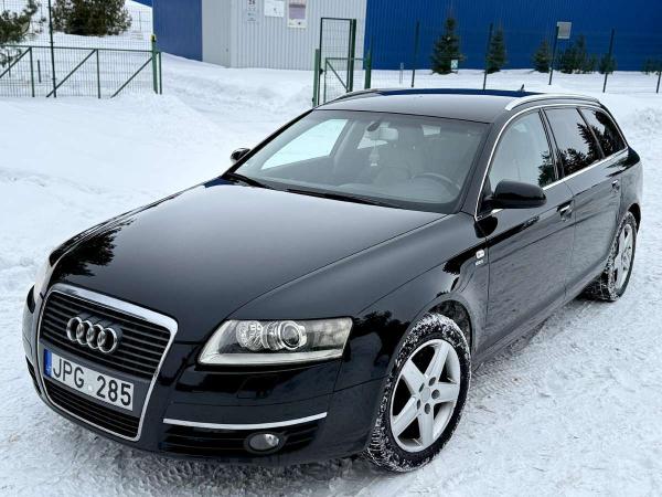 Black Audi A6 2007 in Siauliai, with an engine capacity of 3.00 L and mileage of 399 thousand km for 2900 €, photo 1 on AUTOMOTO.COM.LV