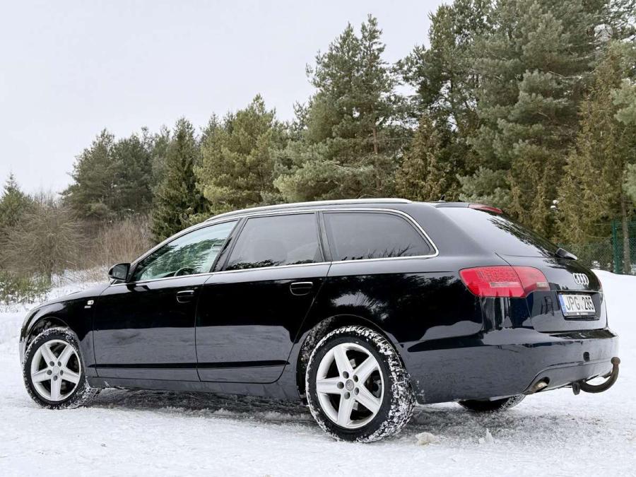 Black Audi A6 2007 in Siauliai, with an engine capacity of 3.00 L and mileage of 399 thousand km for 2900 €, photo 4 on AUTOMOTO.COM.LV