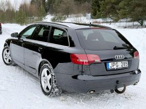 Black Audi A6 2007 in Siauliai, with an engine capacity of 3.00 L and mileage of 399 thousand km for 2900 €, photo 6 on AUTOMOTO.COM.LV