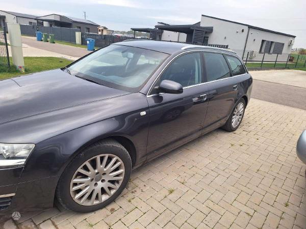 Black Audi A6 2007 in Ukmerge, with an engine capacity of 1.98 L and mileage of 315 thousand km for 1299 €, photo 1 on AUTOMOTO.COM.LV