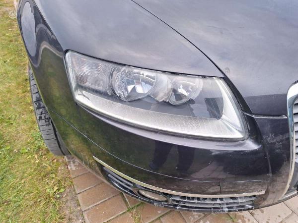Black Audi A6 2007 in Ukmerge, with an engine capacity of 1.98 L and mileage of 315 thousand km for 1299 €, photo 3 on AUTOMOTO.COM.LV