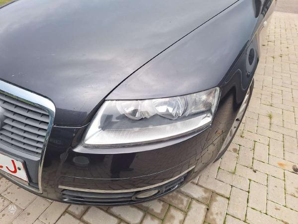 Black Audi A6 2007 in Ukmerge, with an engine capacity of 1.98 L and mileage of 315 thousand km for 1299 €, photo 4 on AUTOMOTO.COM.LV