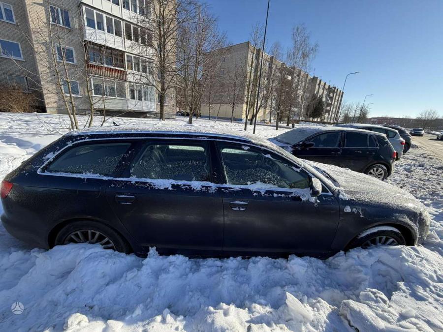 Black Audi A6 2007 in Ukmerge, with an engine capacity of 1.98 L and mileage of 315 thousand km for 1299 €, photo 7 on AUTOMOTO.COM.LV