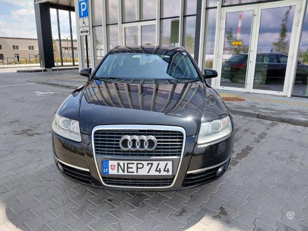 Black Audi A6 2007 in Vilnius, with an engine capacity of 2.70 L and mileage of 313 thousand km for 3600 €, photo 2 on AUTOMOTO.COM.LV
