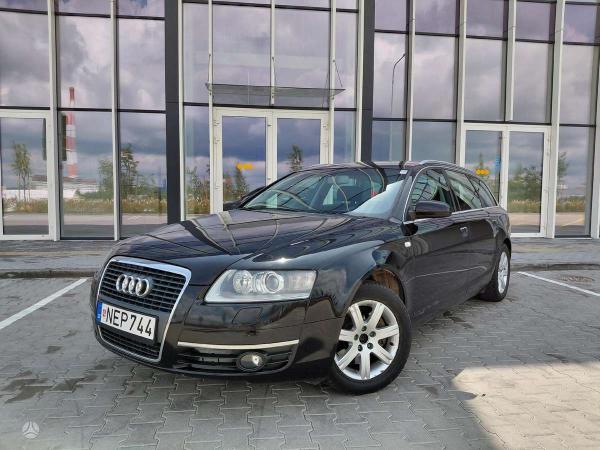 Black Audi A6 2007 in Vilnius, with an engine capacity of 2.70 L and mileage of 313 thousand km for 3600 €, photo 3 on AUTOMOTO.COM.LV