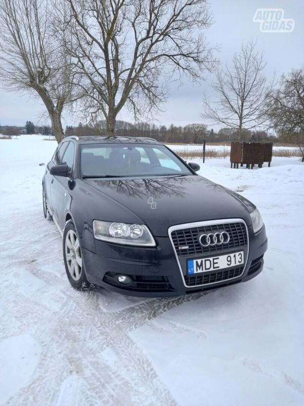 Black Audi A6 2007 in Moletai, with an engine capacity of 2.00 L and mileage of 346 thousand km for 2800 €, photo 1 on AUTOMOTO.COM.LV
