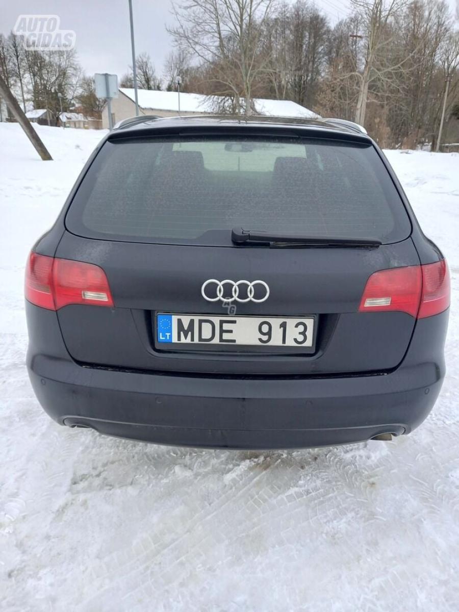 Black Audi A6 2007 in Moletai, with an engine capacity of 2.00 L and mileage of 346 thousand km for 2800 €, photo 4 on AUTOMOTO.COM.LV