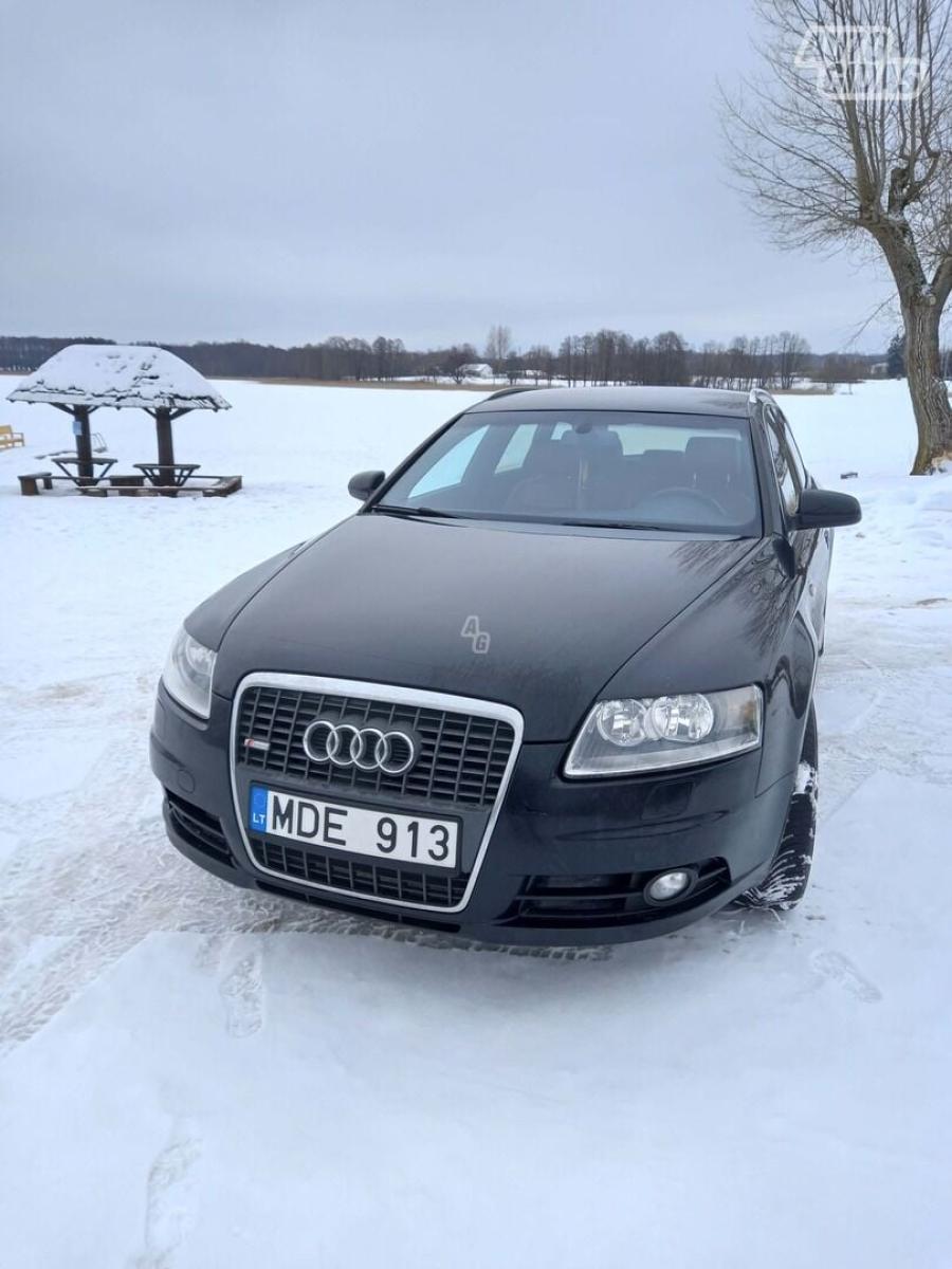 Black Audi A6 2007 in Moletai, with an engine capacity of 2.00 L and mileage of 346 thousand km for 2800 €, photo 7 on AUTOMOTO.COM.LV