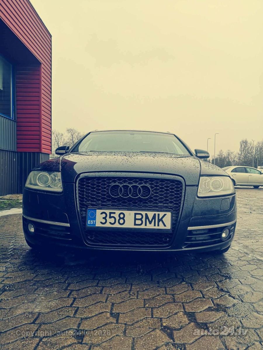 Melns Audi A6 2007 Tallina, ar dzinēja tilpumu 2.70 L un nobraukumu 370 tūkst. km par 4890 €, foto 1 vietnē AUTOMOTO.COM.LV