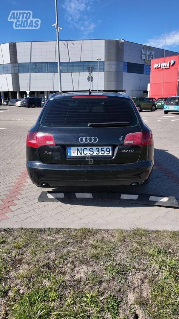 Black Audi A6 2007 in Vilnius, with an engine capacity of 2.70 L and mileage of 289 thousand km for 3200 €, photo 3 on AUTOMOTO.COM.LV