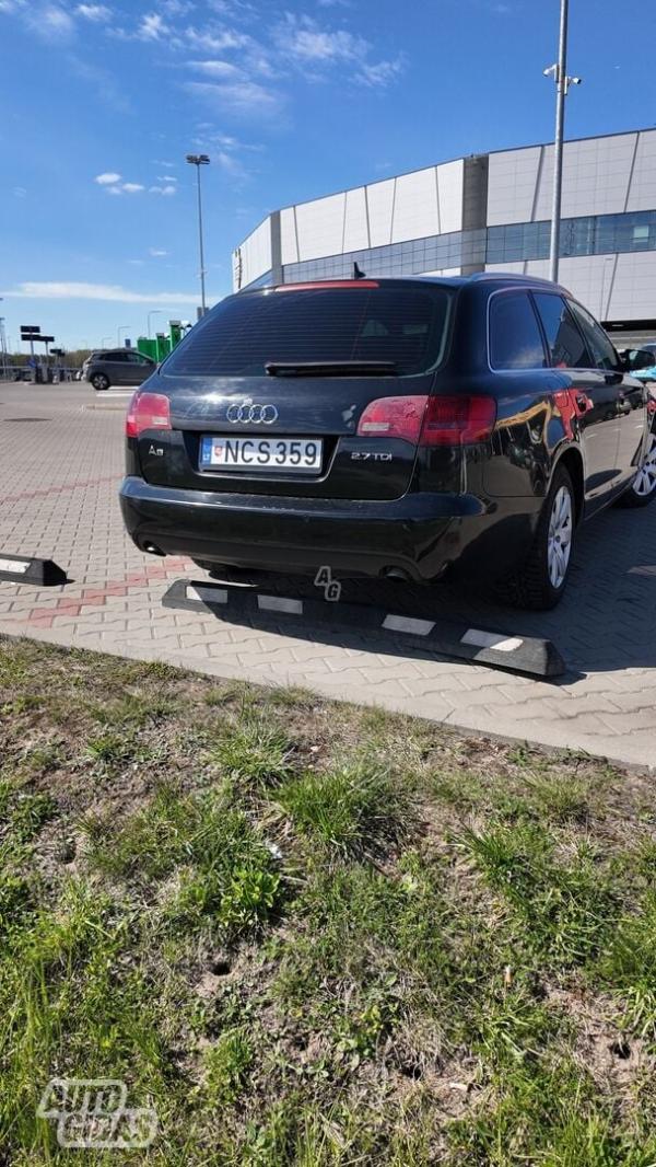 Black Audi A6 2007 in Vilnius, with an engine capacity of 2.70 L and mileage of 289 thousand km for 3200 €, photo 4 on AUTOMOTO.COM.LV