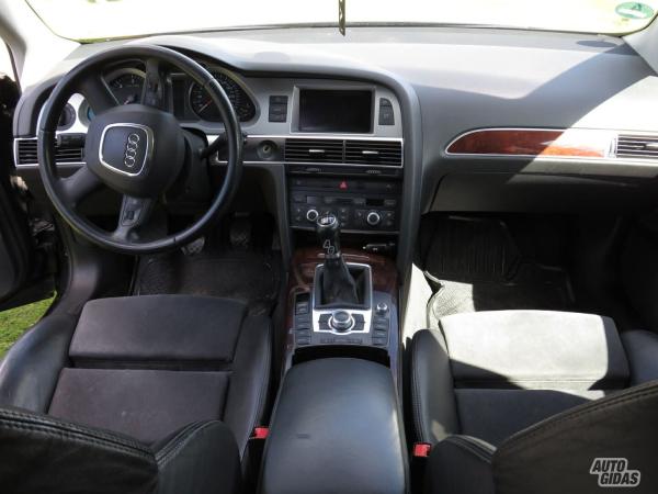 Black Audi A6 2007 in Anyksciai, with an engine capacity of 2.70 L and mileage of 297 thousand km for 3600 €, photo 6 on AUTOMOTO.COM.LV