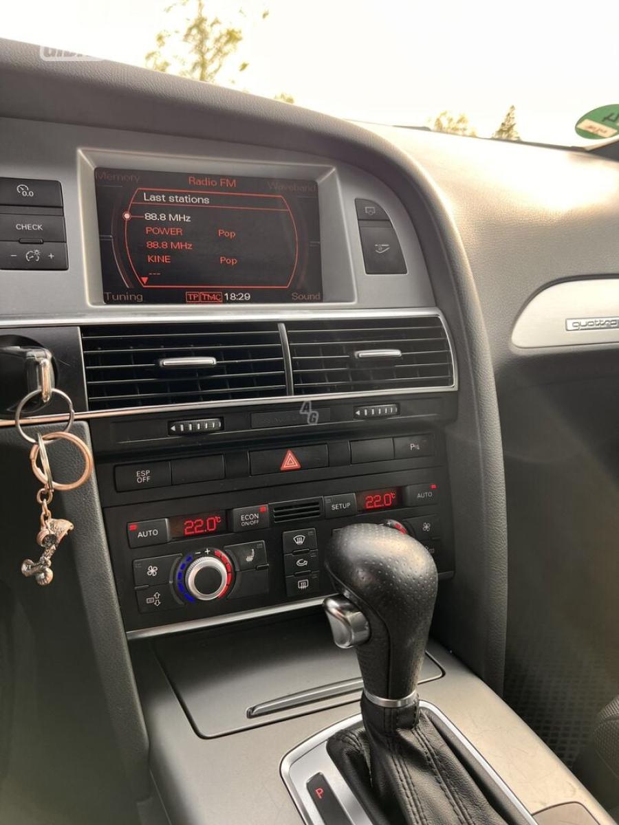 Melns Audi A6 2007 Kauņa, ar dzinēja tilpumu 3.00 L un nobraukumu 332 tūkst. km par 4000 €, foto 31 vietnē AUTOMOTO.COM.LV