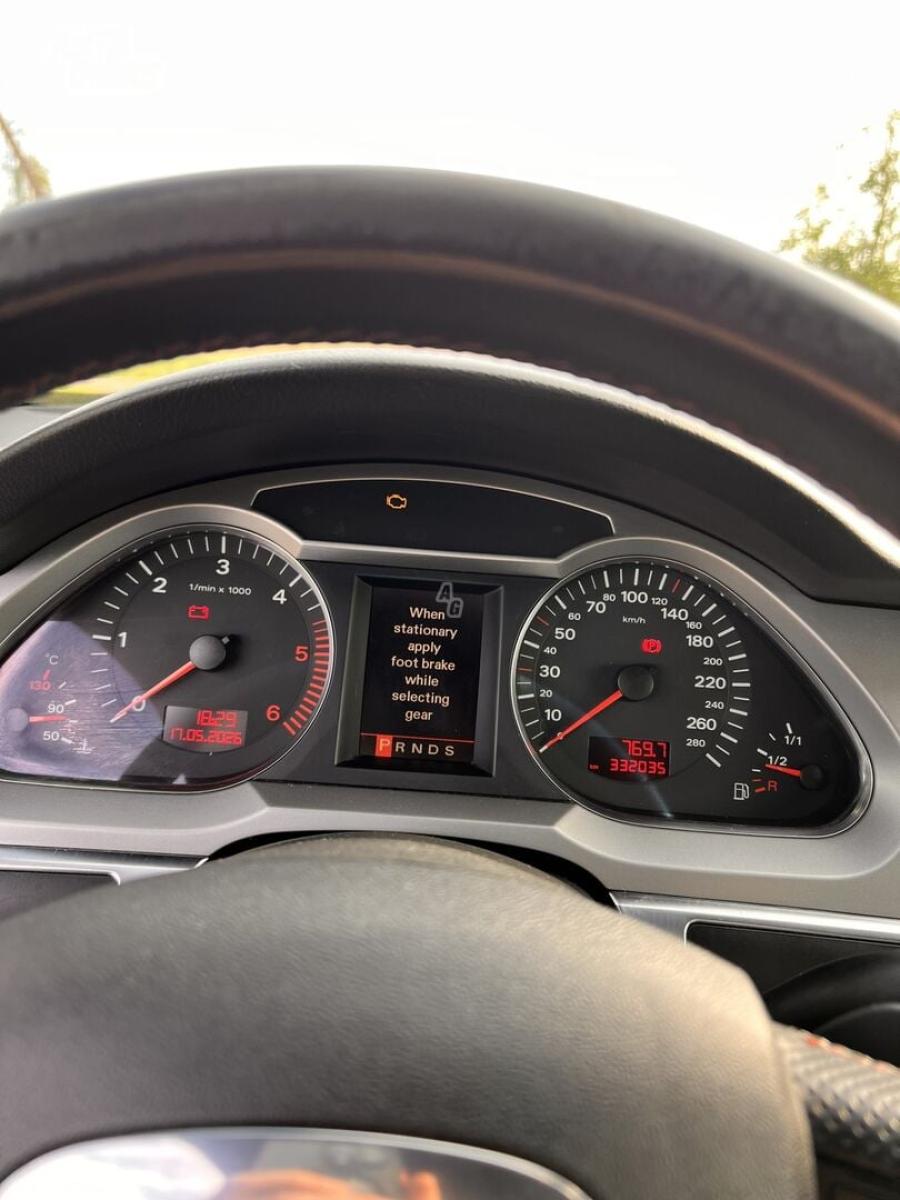 Melns Audi A6 2007 Kauņa, ar dzinēja tilpumu 3.00 L un nobraukumu 332 tūkst. km par 4000 €, foto 32 vietnē AUTOMOTO.COM.LV
